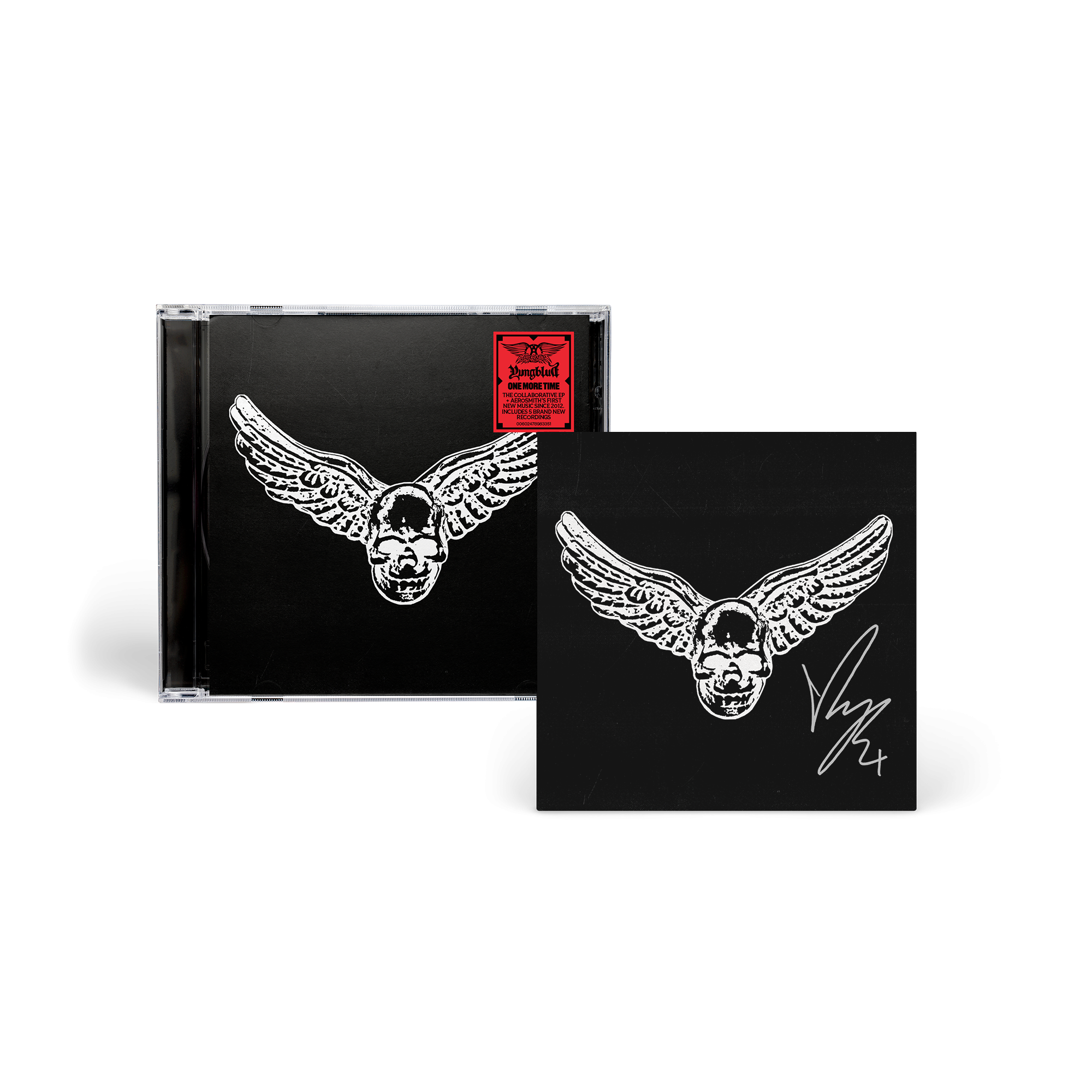 Aerosmith & YUNGBLUD - One More Time - CD + Signed Art Card - Bravado