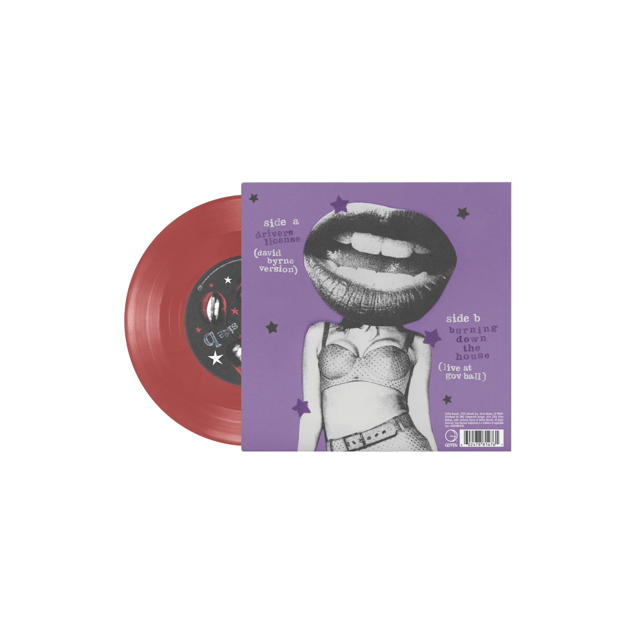 drivers license / burning down the house 7" Vinyl - Bravado